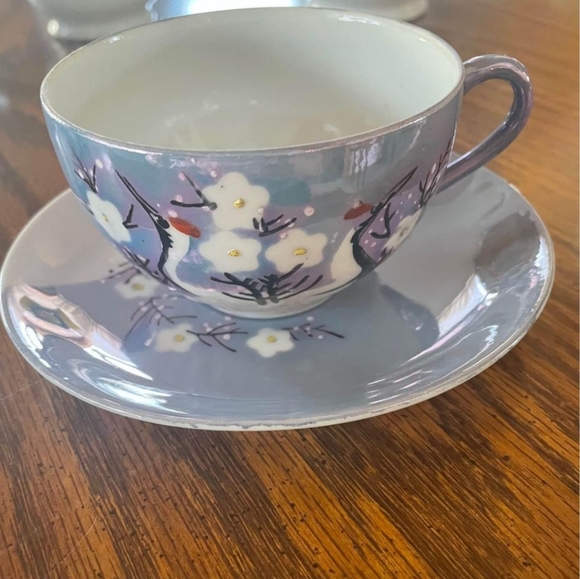 Kitchen | Vintage Lusterware Tea Cup And Saucer | Poshmark